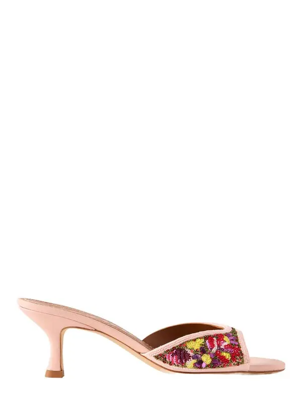 Staud Brigitte Embellished High-heeled Sandals - Multi-color
