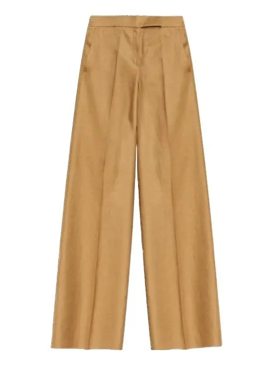 Max Mara Tailored-style Long Trousers - Sand-colored