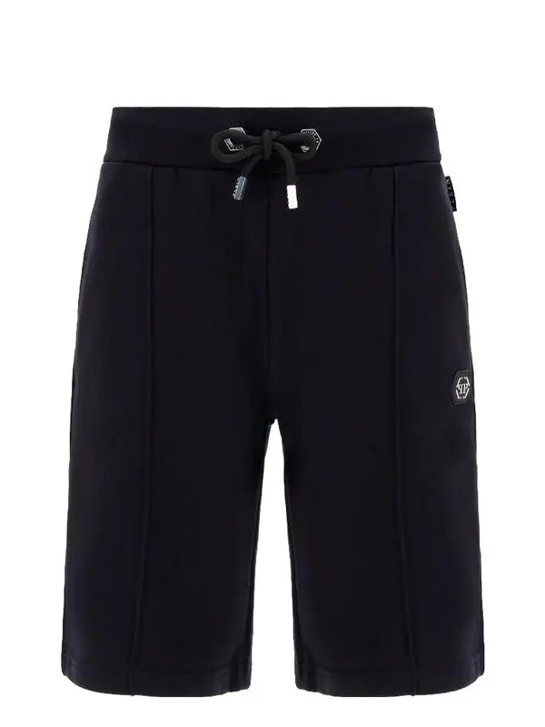 Philipp Plein Logo-patch Drawstring Track Pants - Black