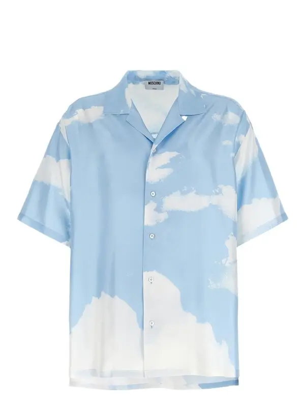 Moschino Archive Clouds Twill Shirt - Multicolor