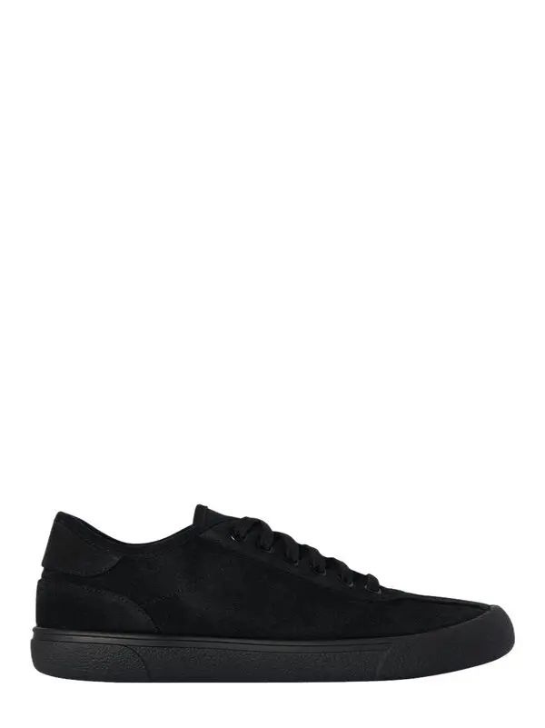 THE ROW Suede Lace-up Sneakers - Black