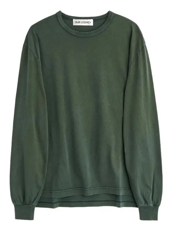 Our Legacy Cruise Longsleeve Antique Phantom Legacy Jersey T-shirt - No
