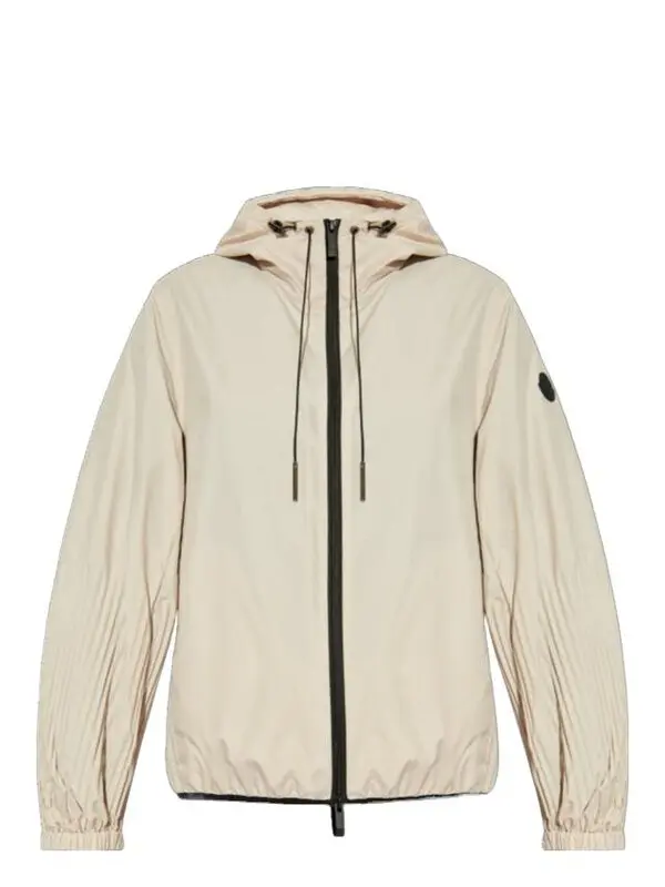 Moncler Panat Hooded Zip-up Jacket - Sand Beige