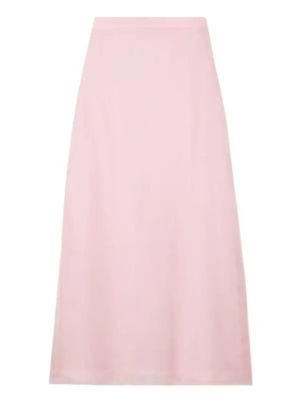 Altuzarra Silk-organza Maxi Skirt - Pink