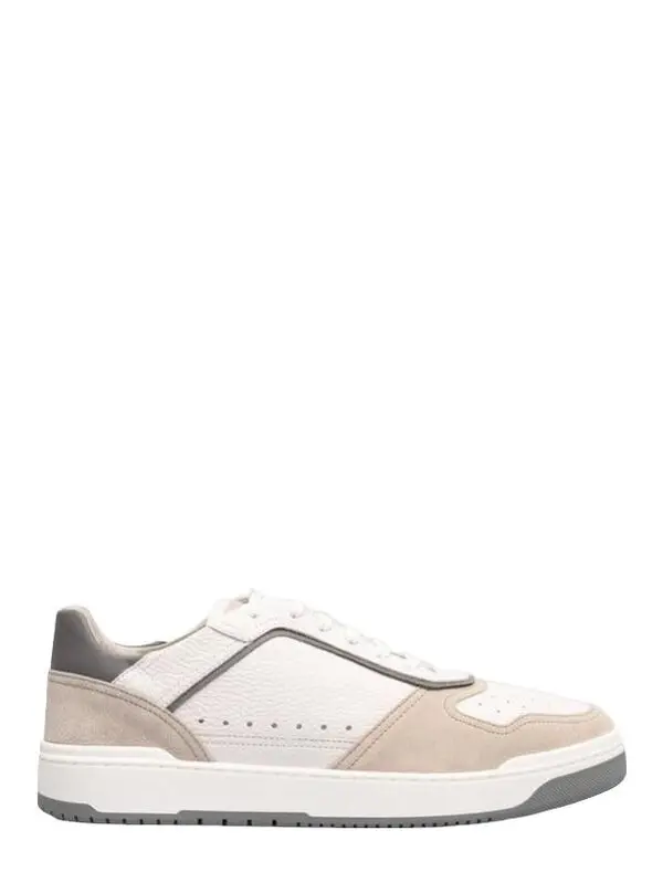 Brunello Cucinelli Lace-up Low-top Casual Sneakers - White