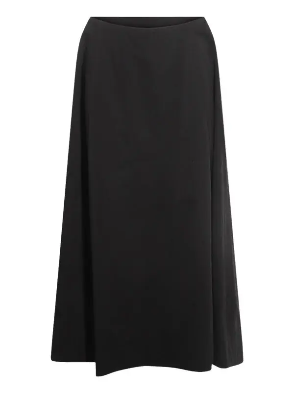 Balenciaga Flared Midi Skirt - Black