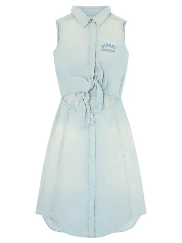 DIESEL® De-susy-s Tie-waist Midi Dress - White