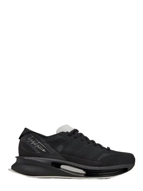 Y3 S-gendo Lace-up Running Sneakers - Black/talc