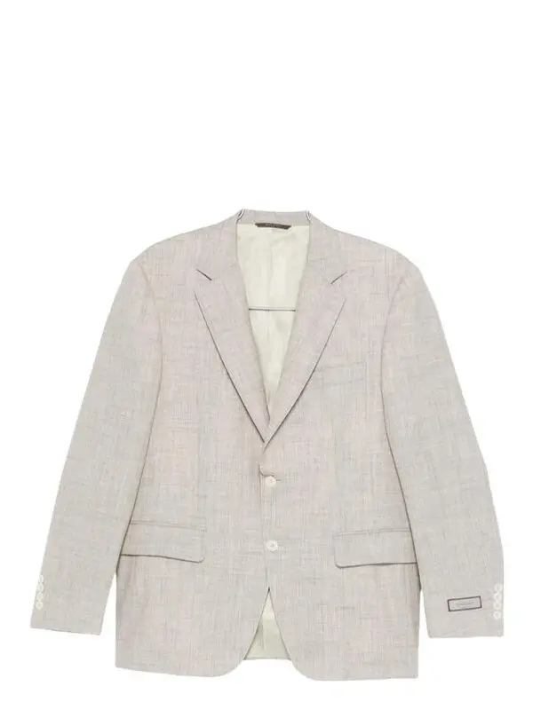 Canali Single-breasted Suit Jacket - Light Brown