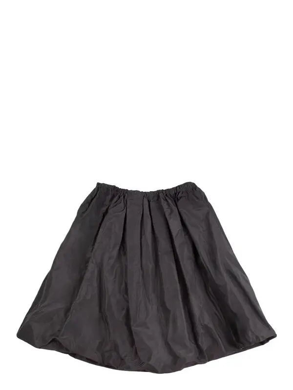Prada Technical Taffeta Midi Skirt - Red Iron Color