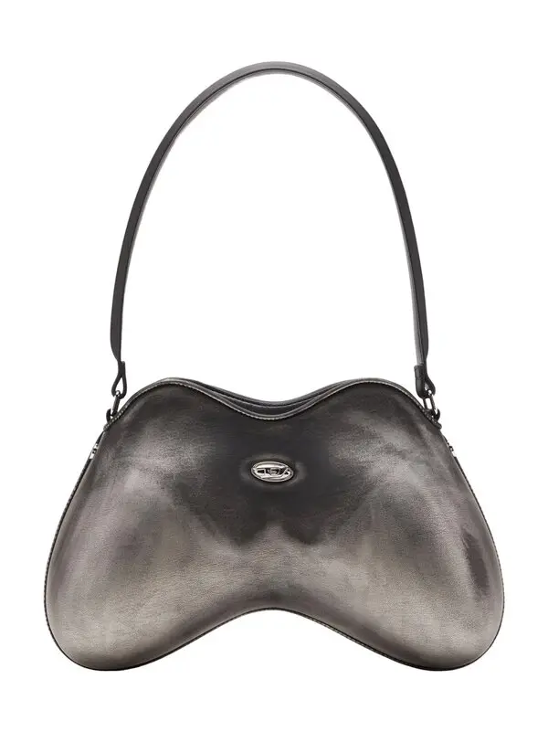 DIESEL® Double-d Shoulder Bag - Black Silver