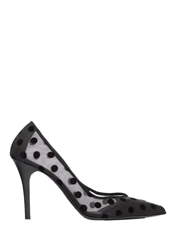Isabel Marant Étoile Pristy Polka Dot Tulle Pumps - Black