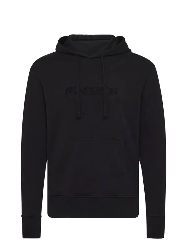 J.W.ANDERSON Embroidered Logo Hoodie - Black