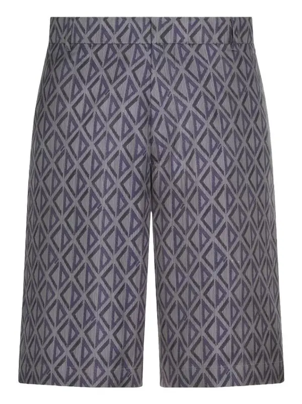 Dior Cd Diamond Bermuda Shorts - Dark Gray