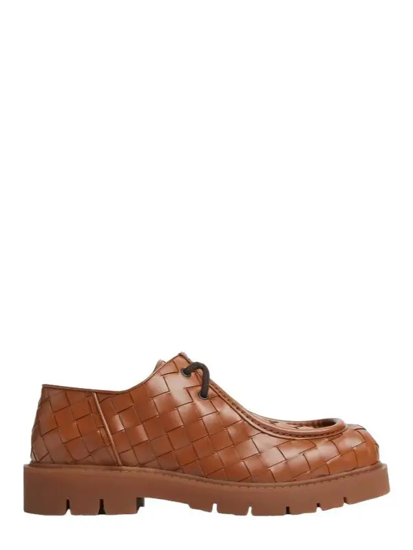 Bottega Veneta Haddock Lace-up Shoes - Brown