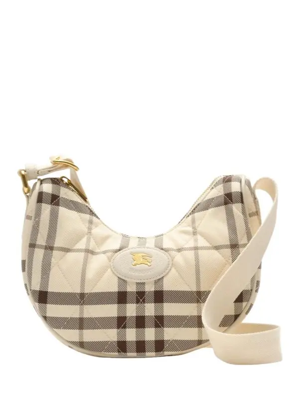 Burberry Horseshoe Crossbody Bag - Light Beige