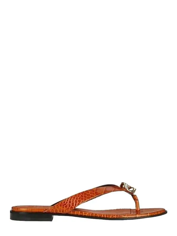 Givenchy G Chain Flat Sandals - Brown