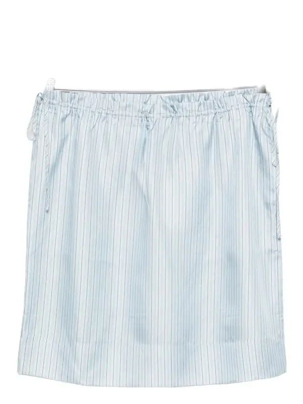 TOTEME Striped Mini Skirt - Icewh
