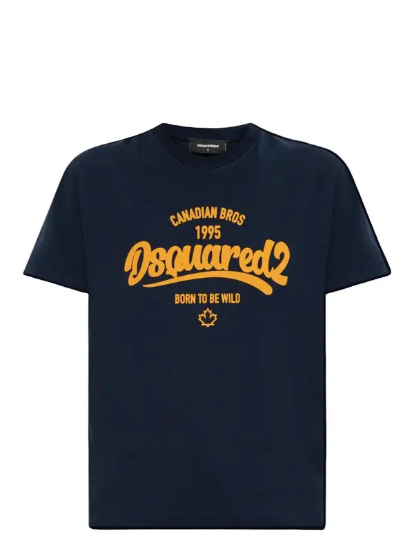 Dsquared2 Born To Be Wild" Graphic T-shirt - Black