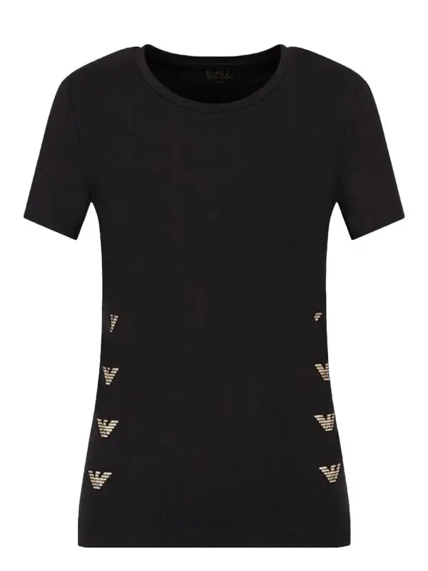 EA7 Logo Detail T-shirt - Black