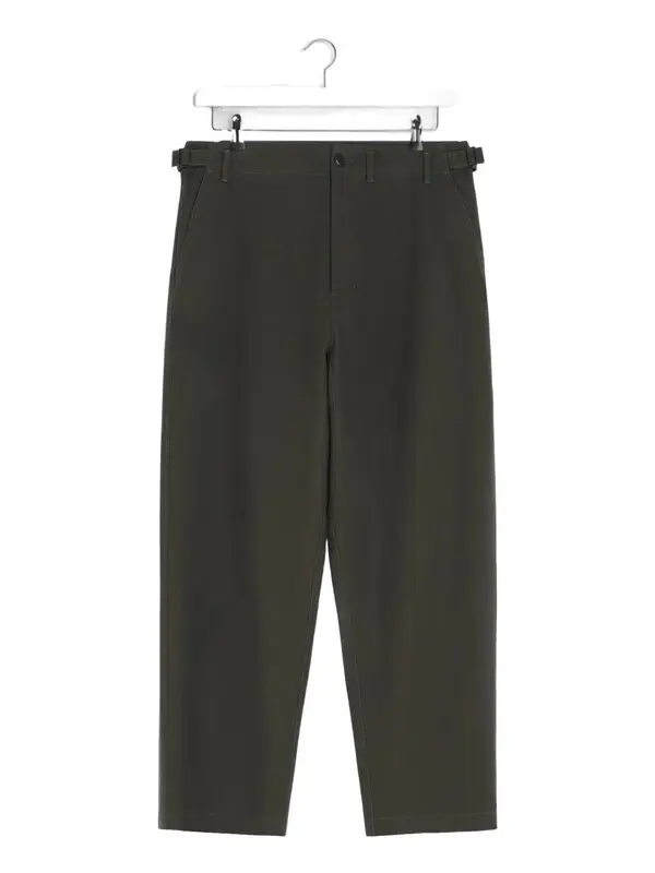 LEMAIRE Adjustable Waistband Carrot Trousers - Espresso