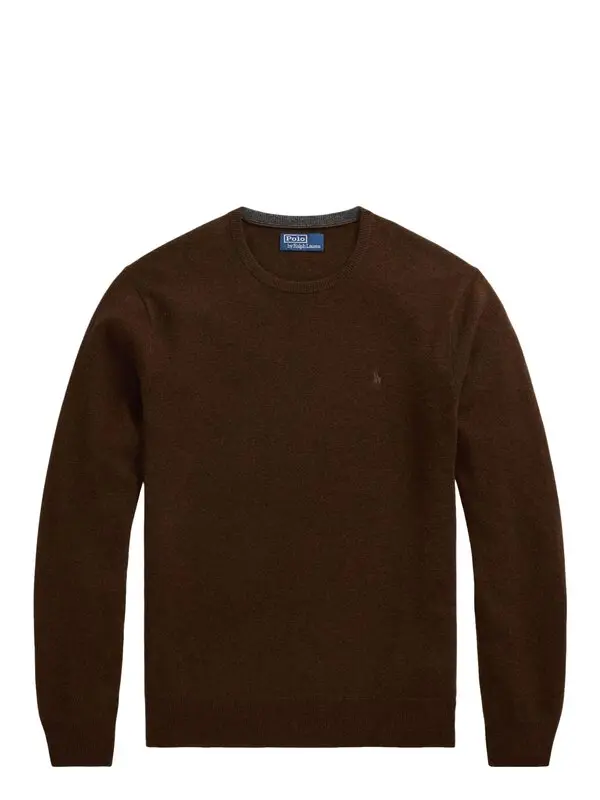 Polo Ralph Lauren Crew Neck Knit Sweater - Brown