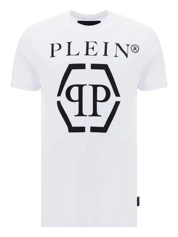 Philipp Plein Logo-print Crew Neck T-shirt - White