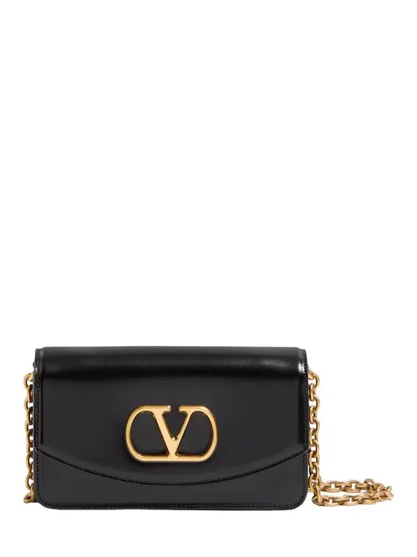 Valentino Garavani Vlogo Signature Clutch Bag - Black