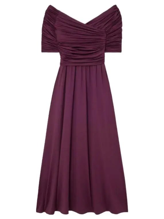 Altuzarra Plain Weave Fabric Extra-long Dress - Red