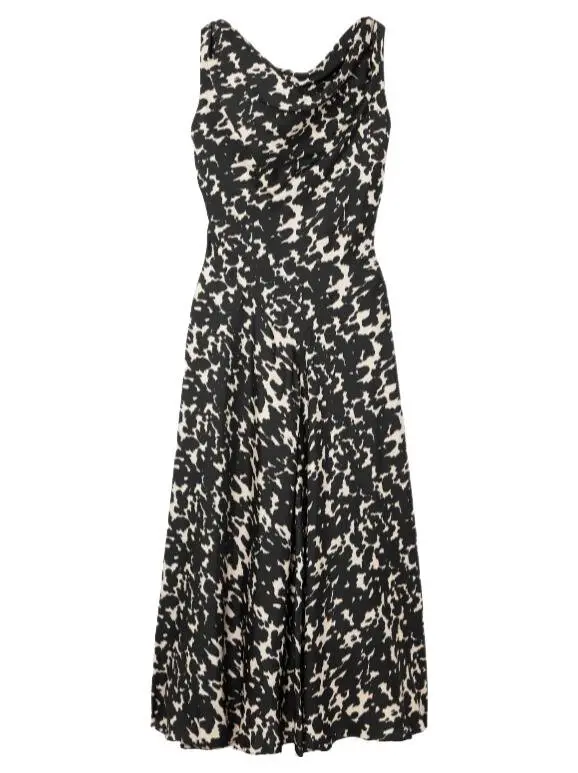 Altuzarra Printed Midi Dress - Black