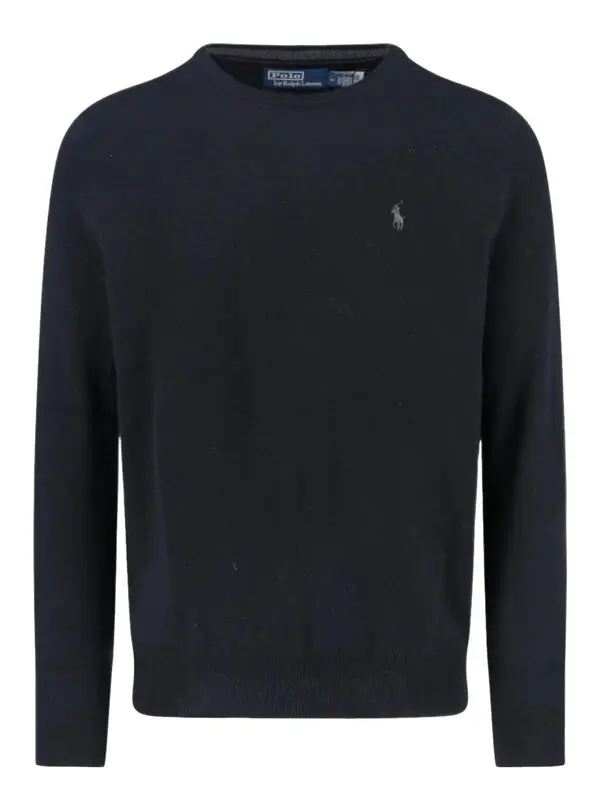 Polo Ralph Lauren Crew Neck Knit Sweater - Black