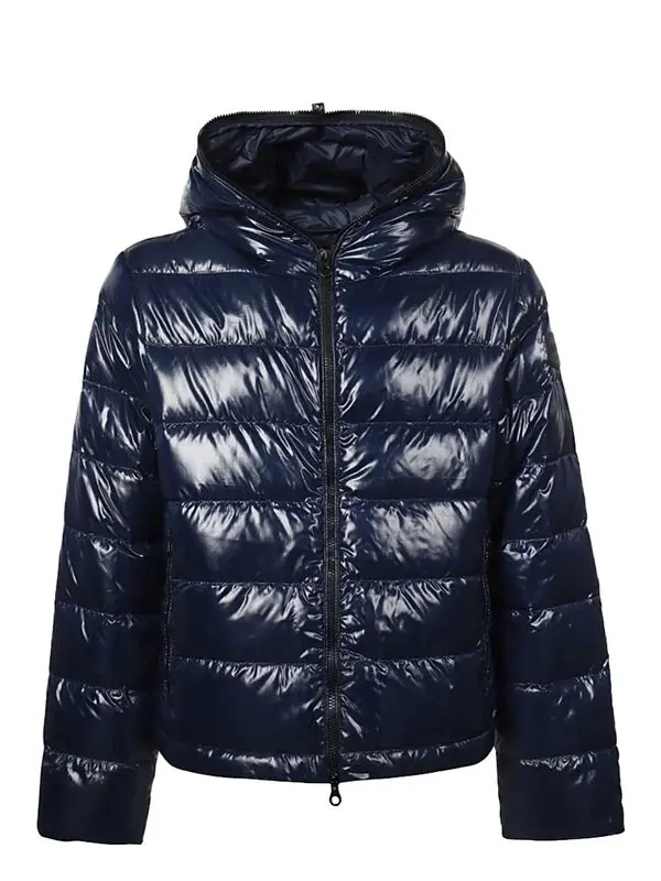 Duvetica Glossy Hooded Jacket - Black
