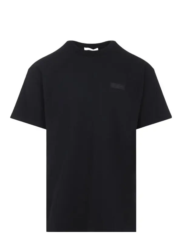 Givenchy Logo Patch Crew Neck T-shirt - Black