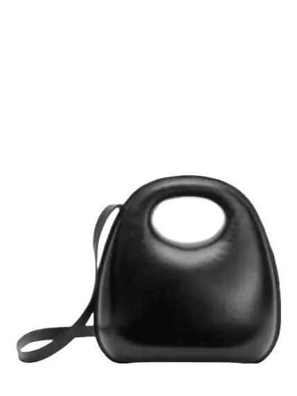 LEMAIRE Egg Leather Bag - Black