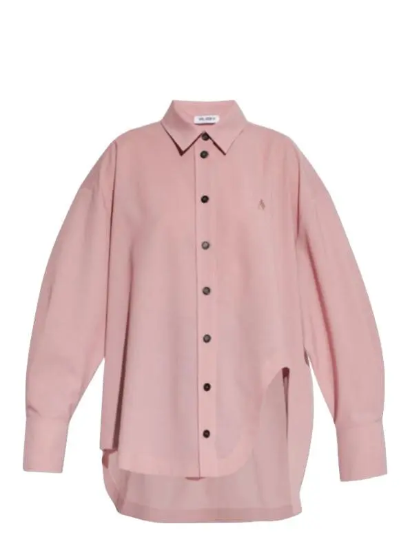 Attico Logo Embroidered Shirt - Pink