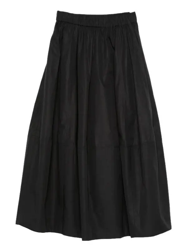 Co High-waisted Skirt With Pocket Details - Black