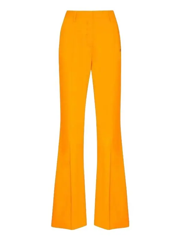 Off-White Tailored Flared Trousers - Orange