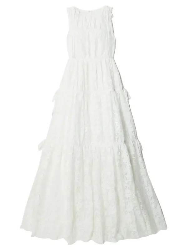 Erdem Isla Lace Maxi Dress - White