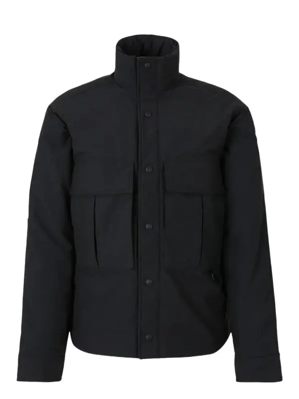 Canada Goose Logo-patch Padded Jacket - Black