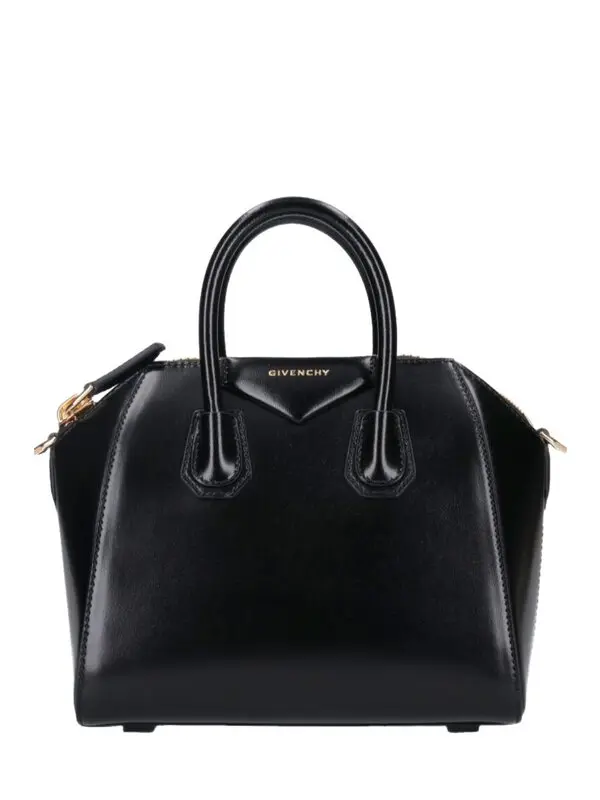 Givenchy Mini Antigona Bag In Box Leather - Black