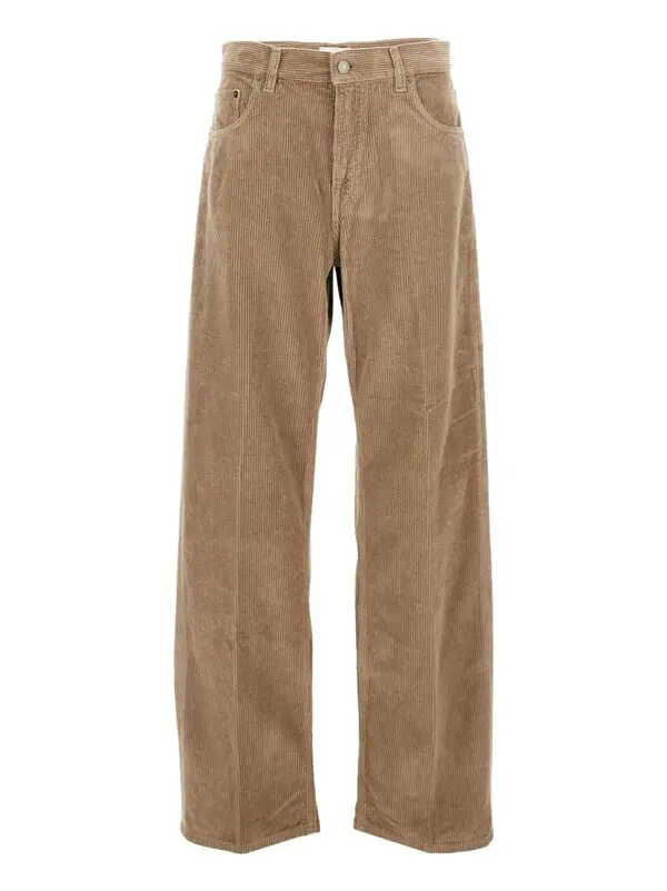 HAIKURE Belt Loops Slacks - Brown