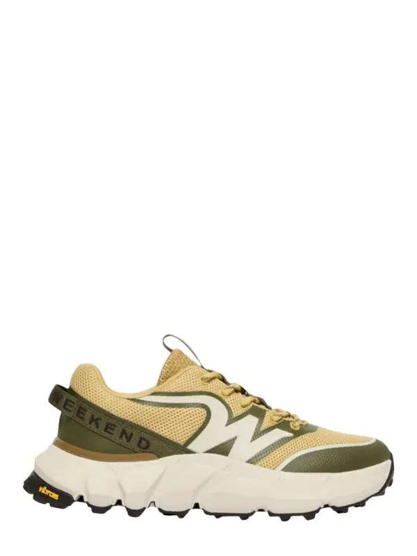 Max Mara Technical Mesh Sneakers - Kaki