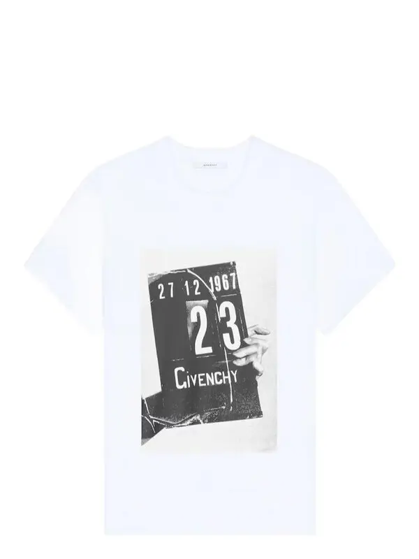 Givenchy Graphic Print Crewneck T-shirt - White