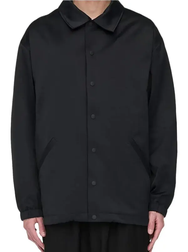 Y3 Graphic Print Button-up Jacket - Black