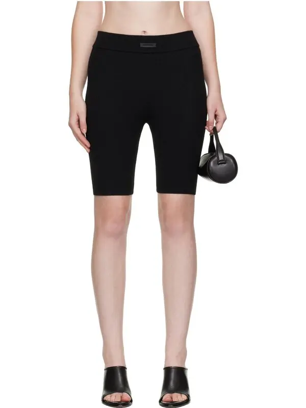 Fear Of God Ribbed Knit Shorts - Black