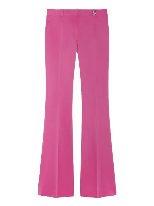 Versace Pressed-crease Tailored Trousers - Pink