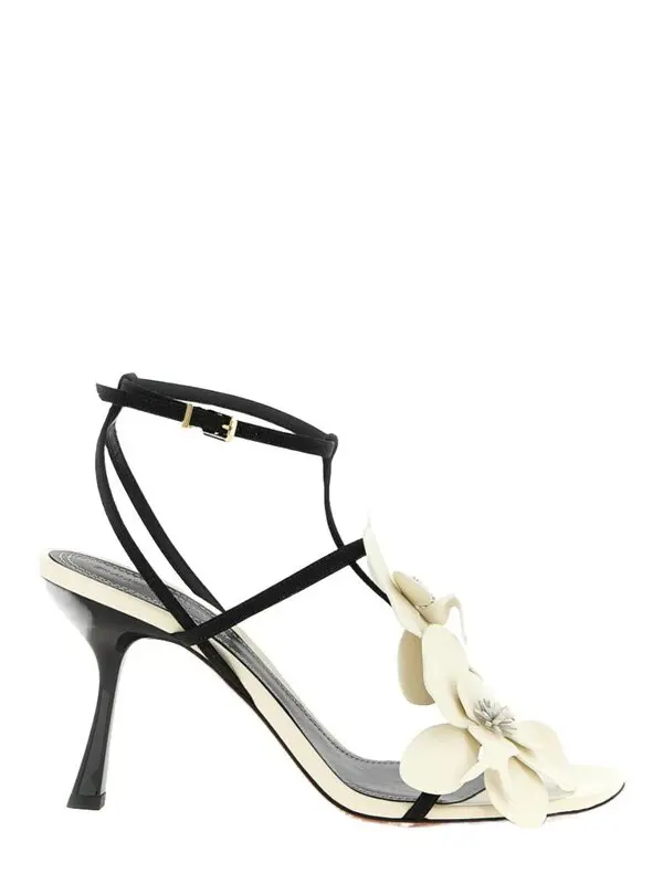 Zimmermann Orchid Embellished Sandals - Black