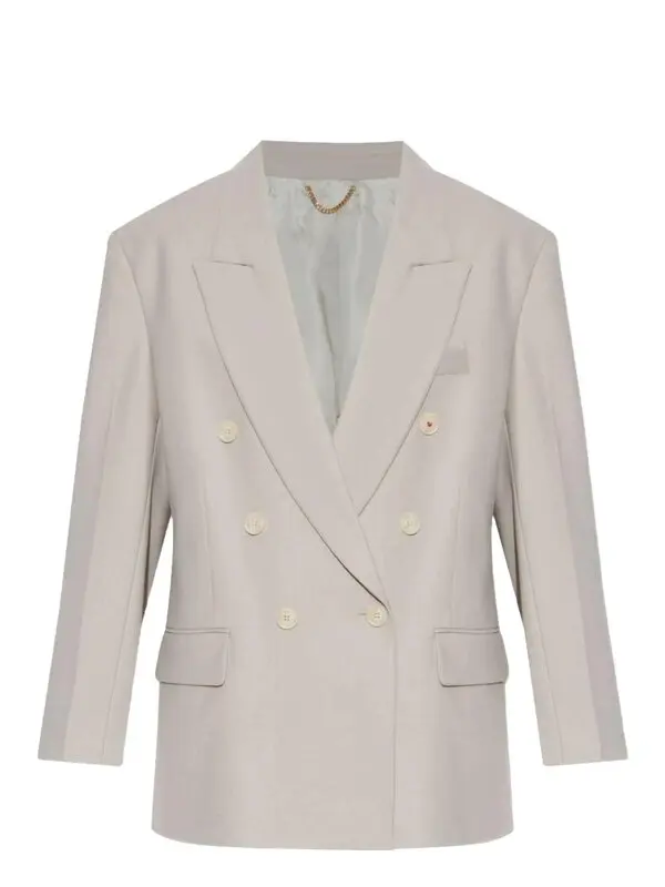 Victoria Beckham Double-breasted Blazer - White