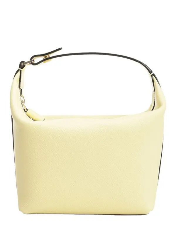 VALEXTRA Mochi Mini Handbag - Pastel Yellow