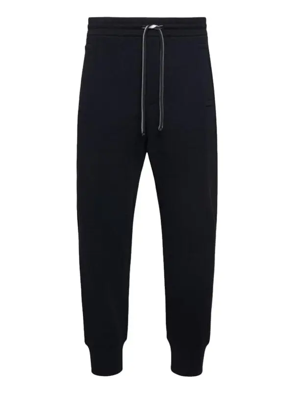 Emporio Armani Sweatpants With Logo - Black